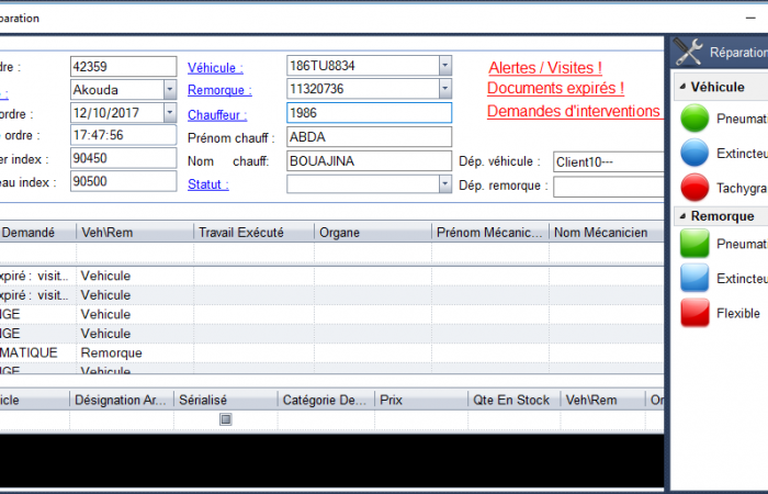 Gestion de Maintenance d’un parc roulant – Simsoft Technologies